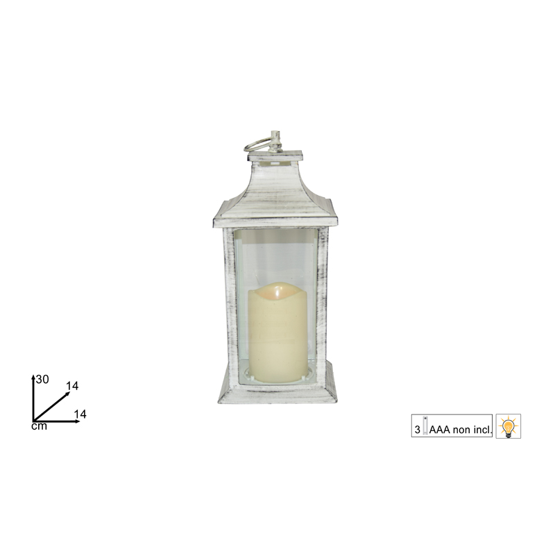 FENJER DEKORATIVNI BELI 30X14X14CM CM002469 | Univerzal