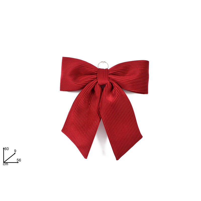 UKRASNA MAŠNA 60CM CRVENA VELUR MN002431 | Univerzal