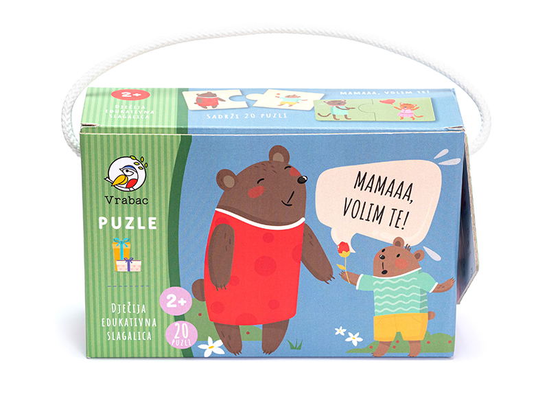 PUZZLE RODITELJI I DECA ZA DECU TODDLER VRABAC | Univerzal