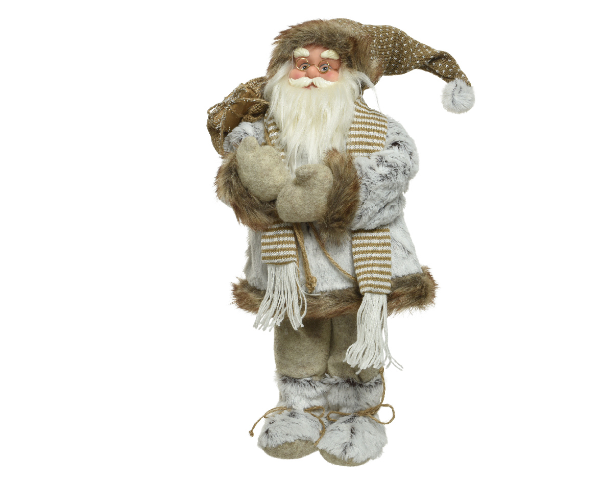 FIGURA NOVOGODIŠNJA DEDA MRAZ 60CM BRAON 612016 | Univerzal