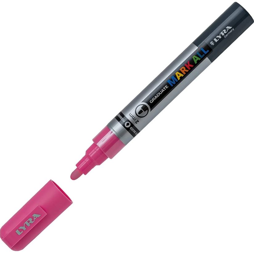 MARKER LYRA 2MM PINK PERMANENT 6820029 | Univerzal