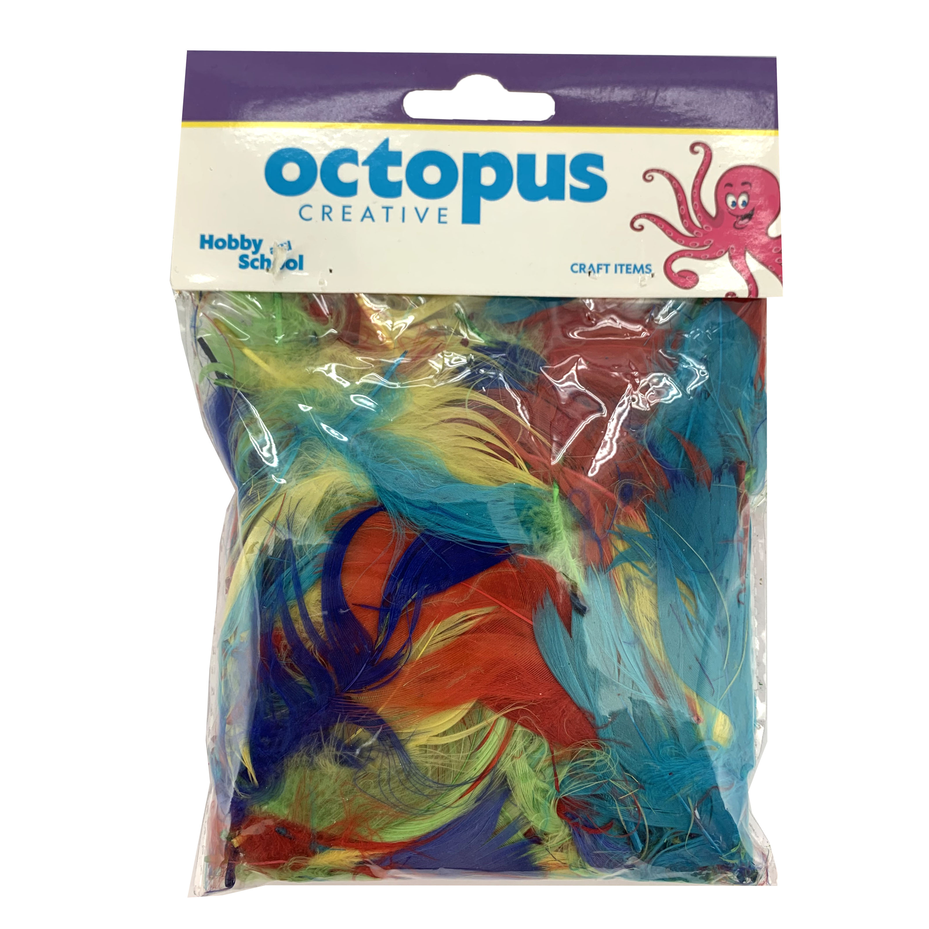 DEKORATIVNO PERJE MIX NEON 4-8cm 7g UNL-2447 OCTOPUS | Univerzal