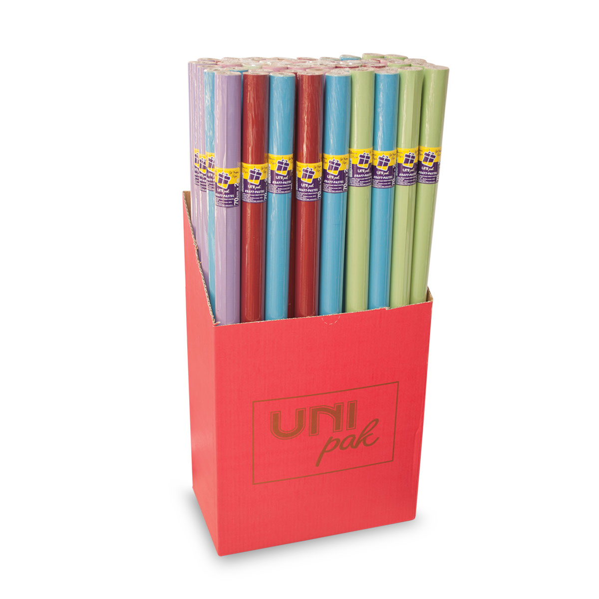 PAPIR UKRASNI *UNI-PAK*70X200cm UNL-0446 KRAFT PASTEL | Univerzal