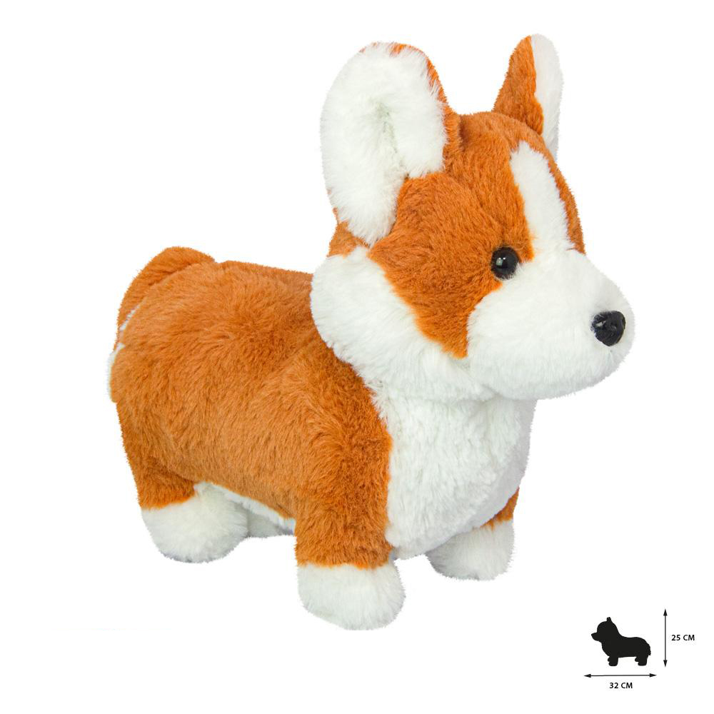 PLIŠANI PAS KORGI AAN GREEN K8708 | Univerzal