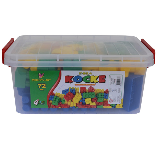 KOCKE 72 DELA U PVC KUTIJI MEGAPLAST | Univerzal