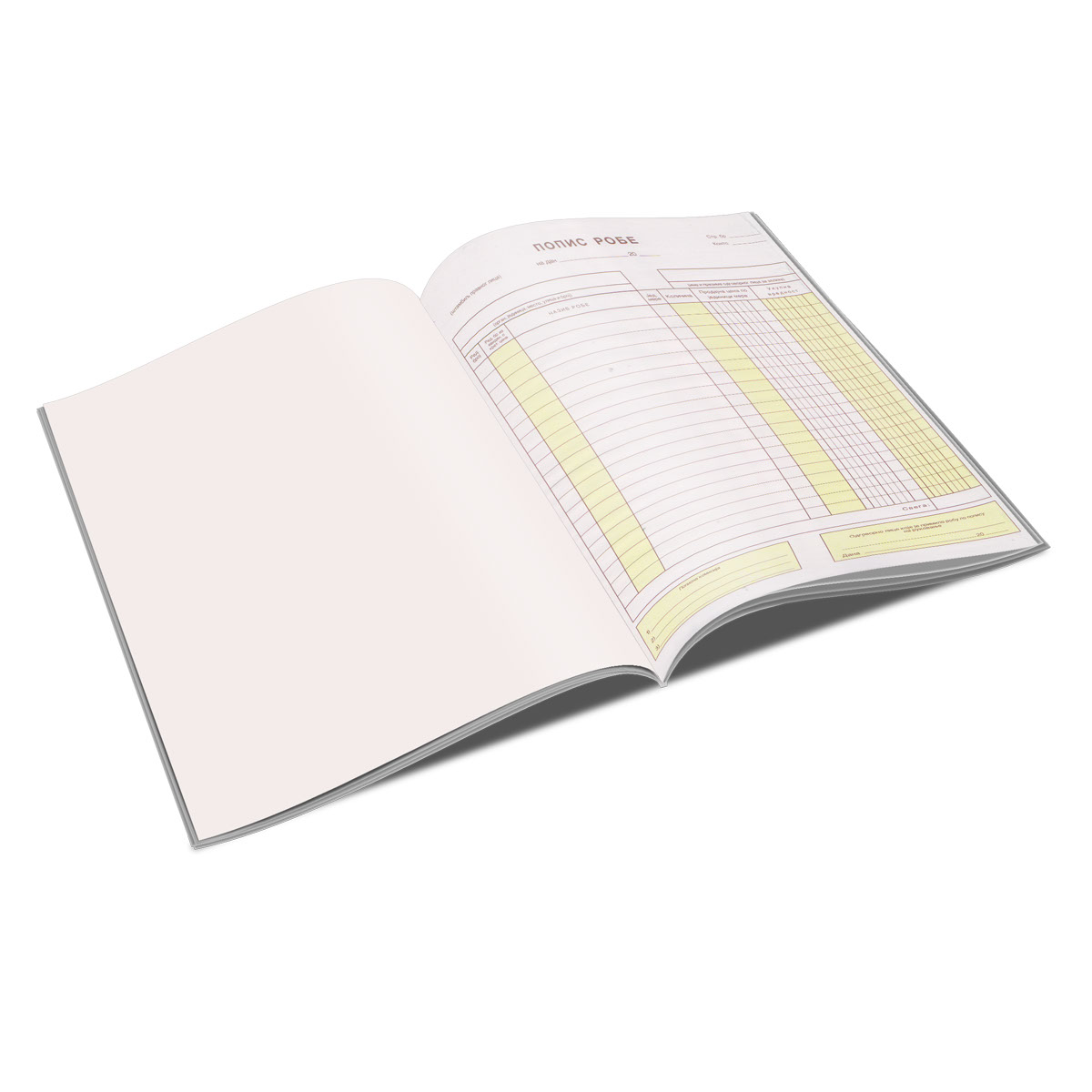 BLOK A4 POPIS ROBE UNI-LINE OFFICE | Univerzal