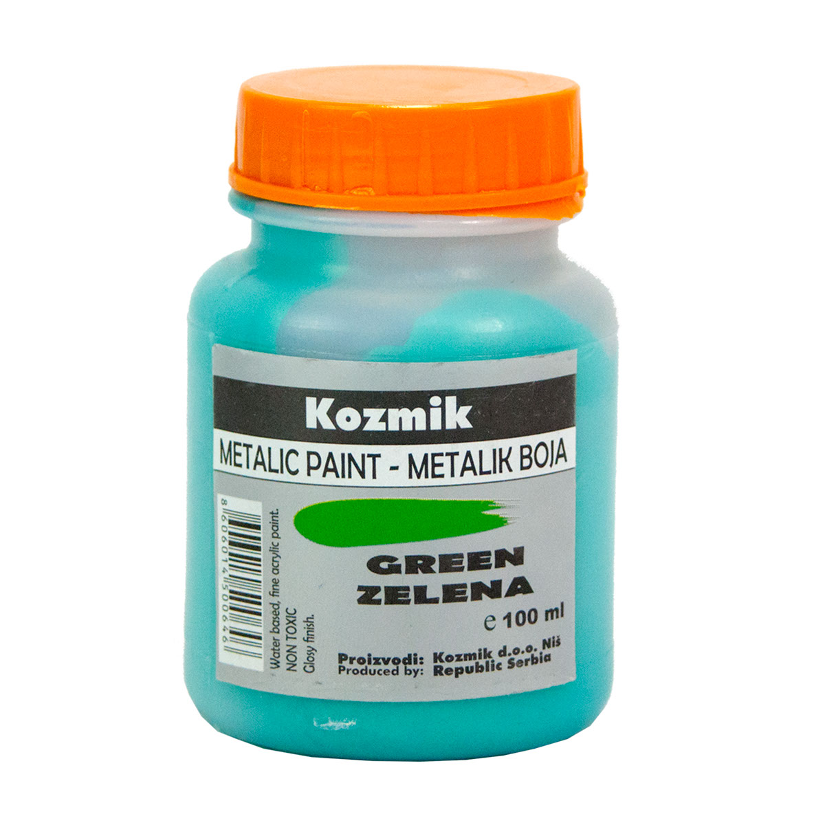 BOJA METALIK ZELENA 100ml KOZMIK | Univerzal