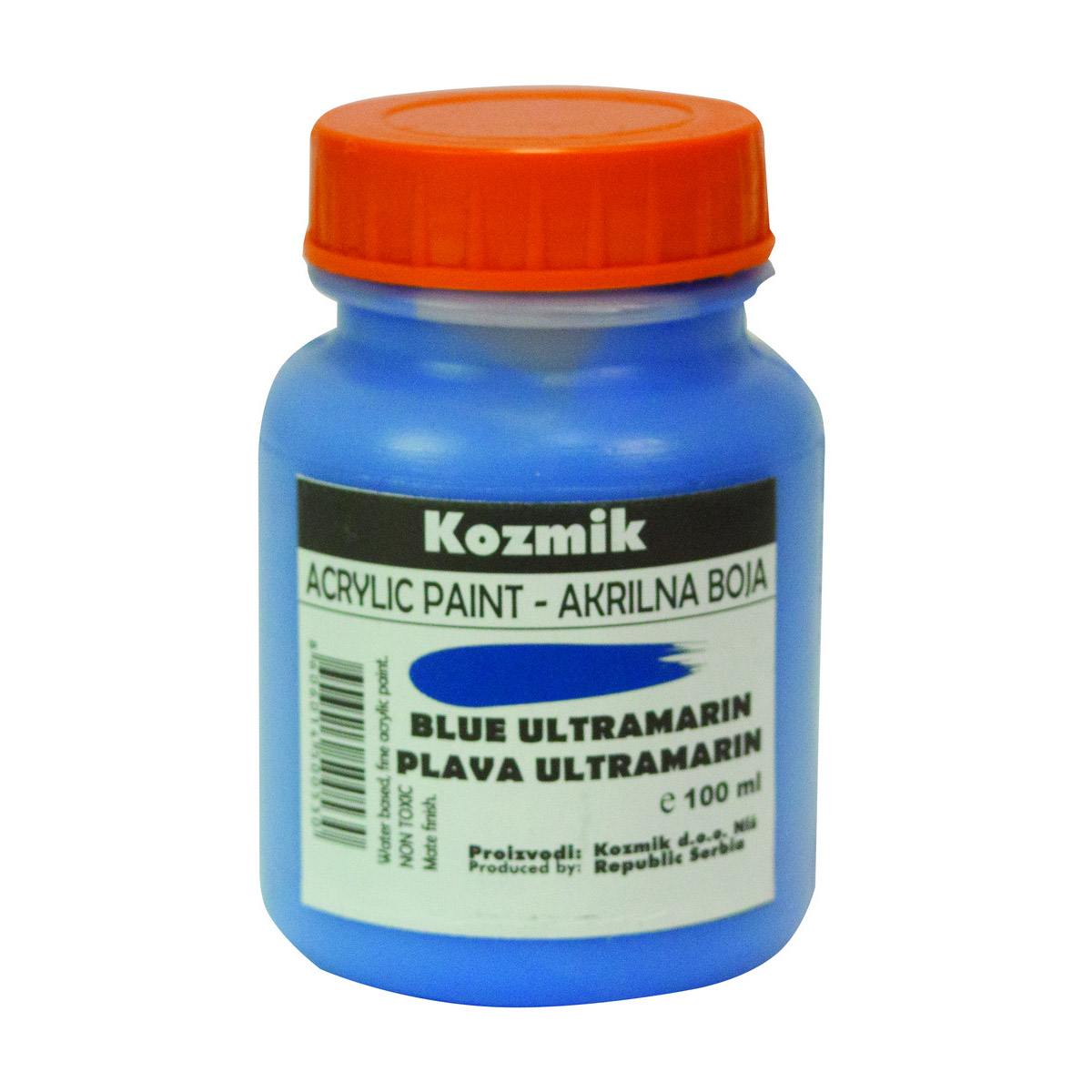 BOJA AKRILNA PLAVA ULTRAMARIN 100ml KOZMIK | Univerzal