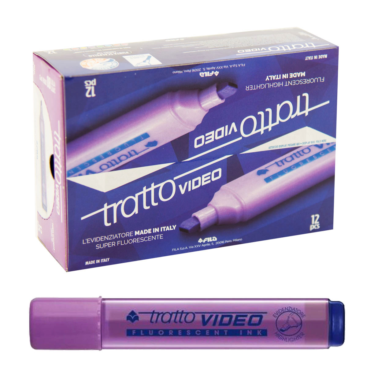 TEXT MARKER LJUBIČASTI TRATTO 830208 | Univerzal