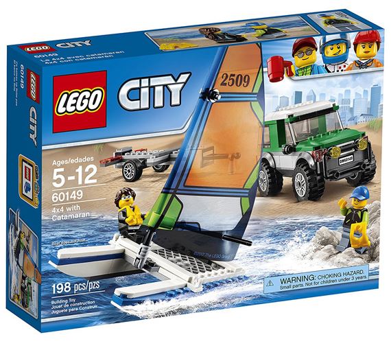 KOCKE LEGO CITY 4X4 WITH CATAMARAN 60149 | Univerzal