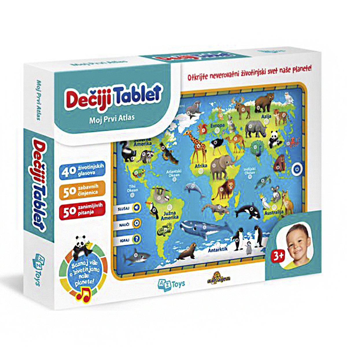 TABLET DEČIJI MOJ PRVI ATLAS 010021 | Univerzal