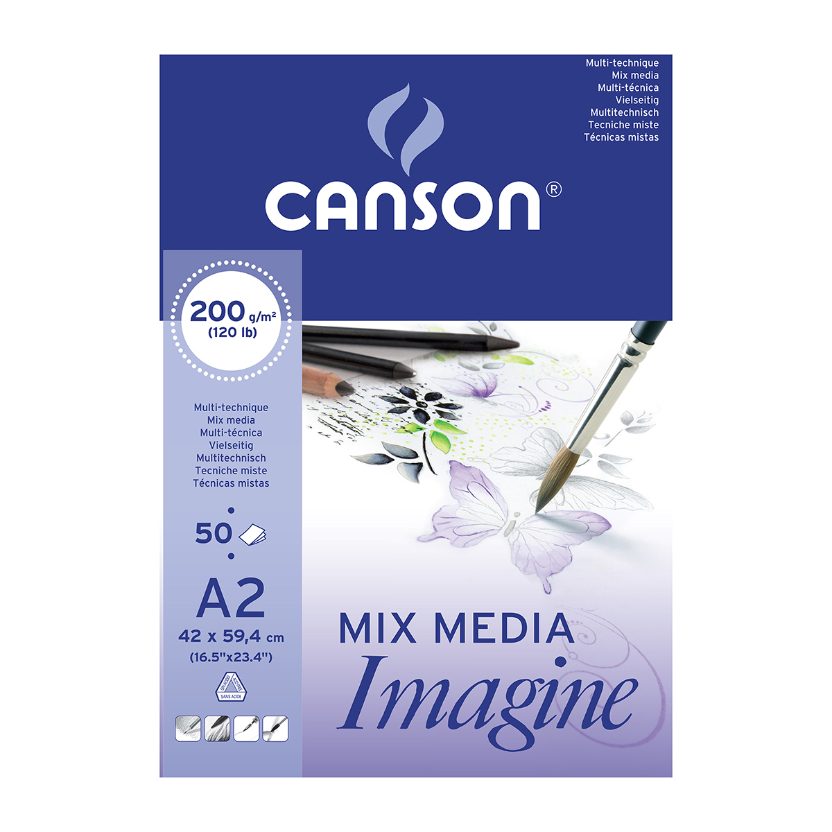 BLOK A2 200g 50 LISTA CANSON 200006003 | Univerzal