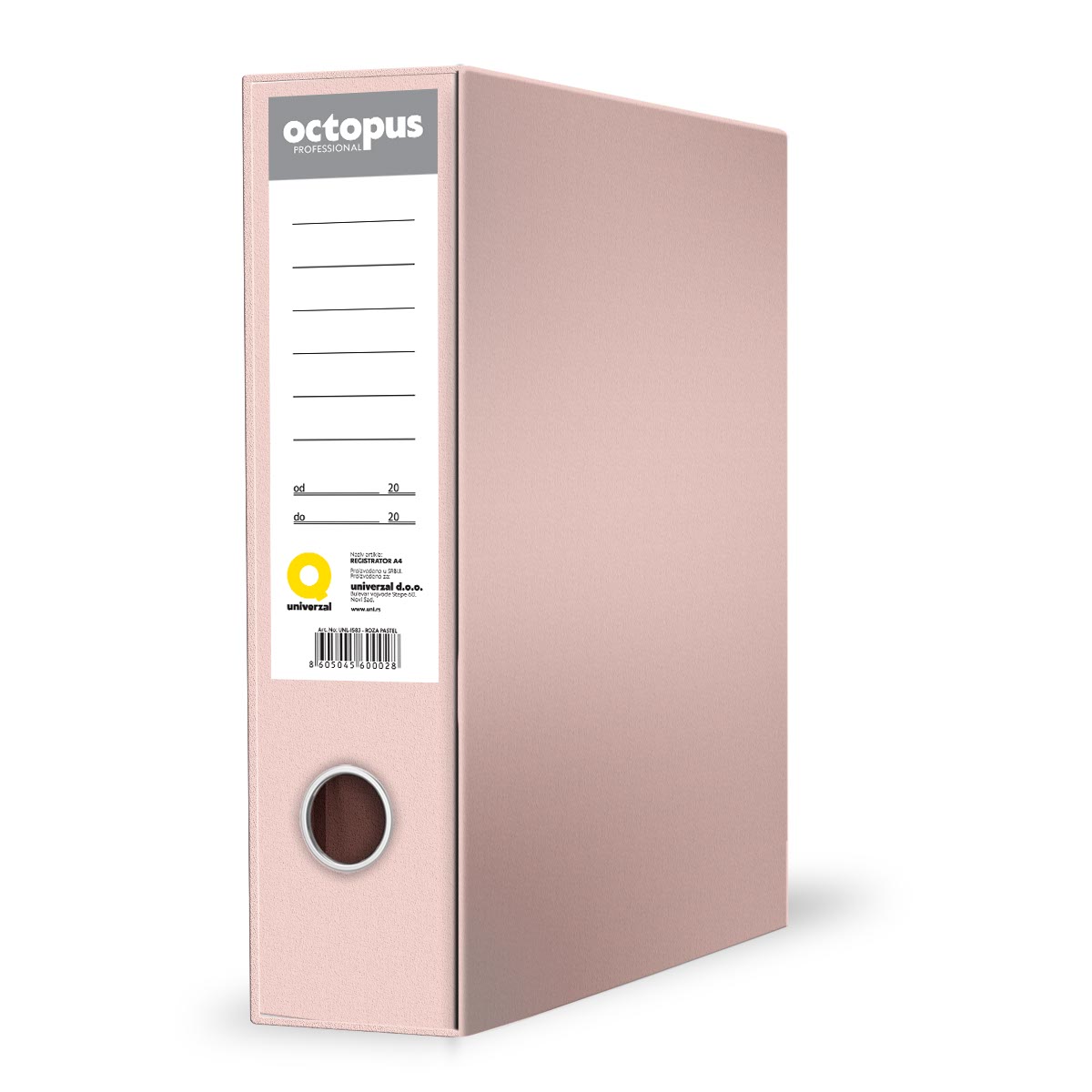 REGISTRATOR A4 NORMAL OCTOPUS PROFESSIONAL ROZI PASTEL UNL-1583 | Univerzal