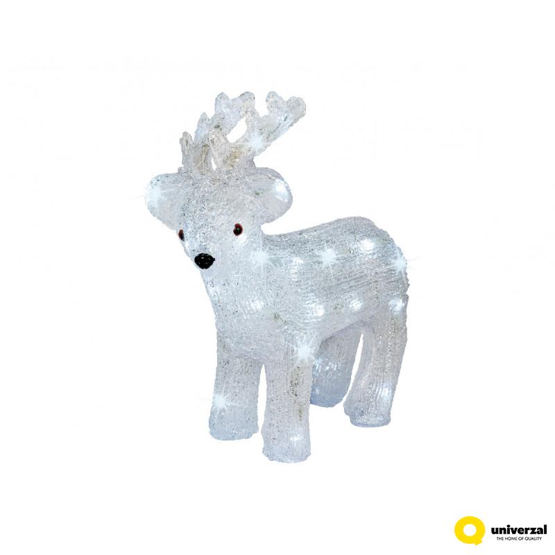 NOVOGODIŠNJA FIGURA IRVAS SA LED SVETLOM 30X12X31CM 491152 | Univerzal