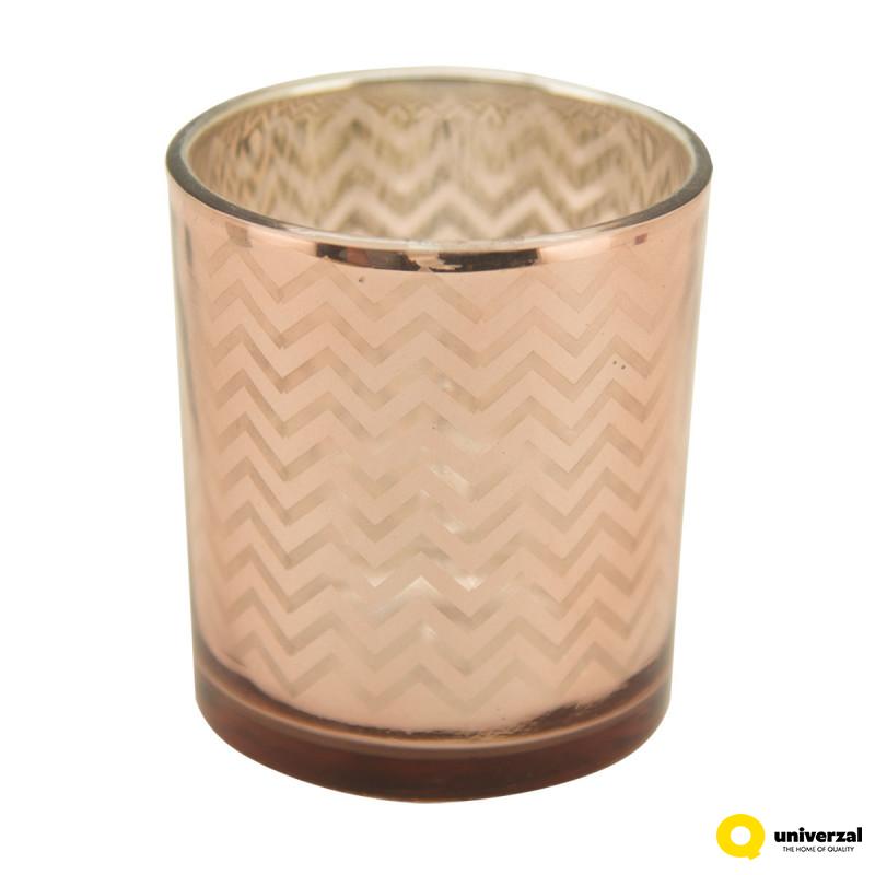 SVEĆNJAK 8cm BAKARNA BOJA ACC002200 | Univerzal