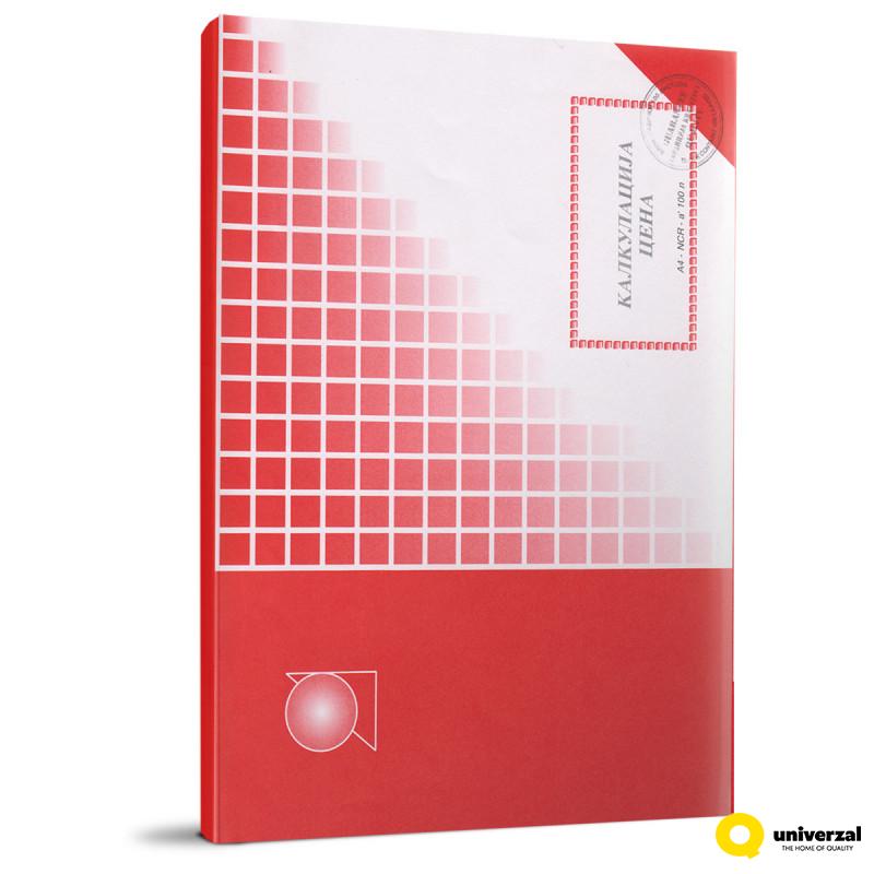 BLOK A4 KALKULACIJA CENA NCR ILIJANUM | Univerzal