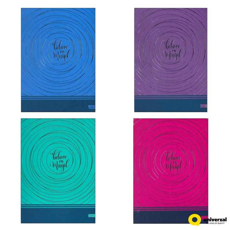 SVESKA A4 TVRDI POVEZ SPIRALA MAGIC DIKTO 150L LASTVA | Univerzal