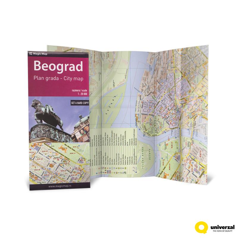 KARTA PLAN GRADA BEOGRADA mm | Univerzal